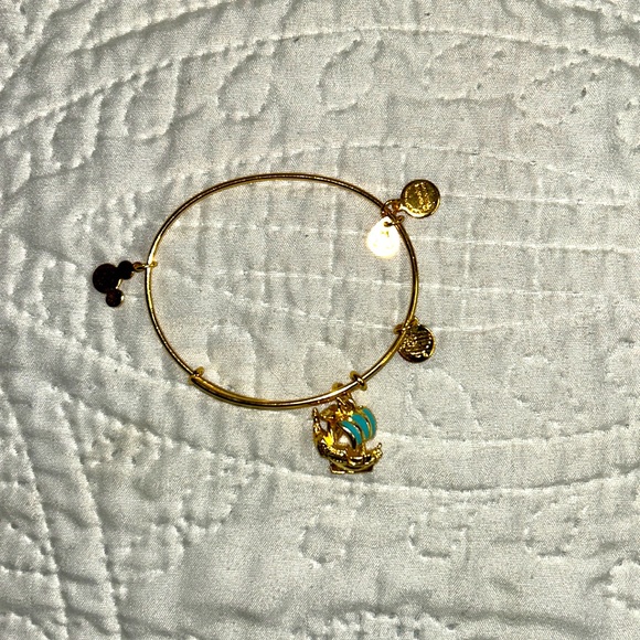 Alex and Ani | Jewelry | Alex And Ani Disney Gold Jolly Roger Peter Pan ...